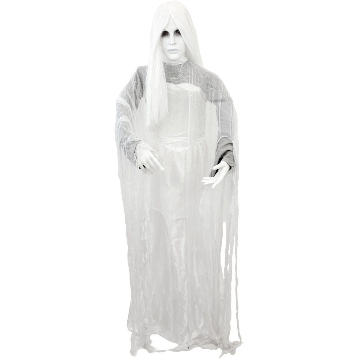 Haunted Hill Farm 32 In. Rising Ghost Woman Halloween Animatronic with ...
