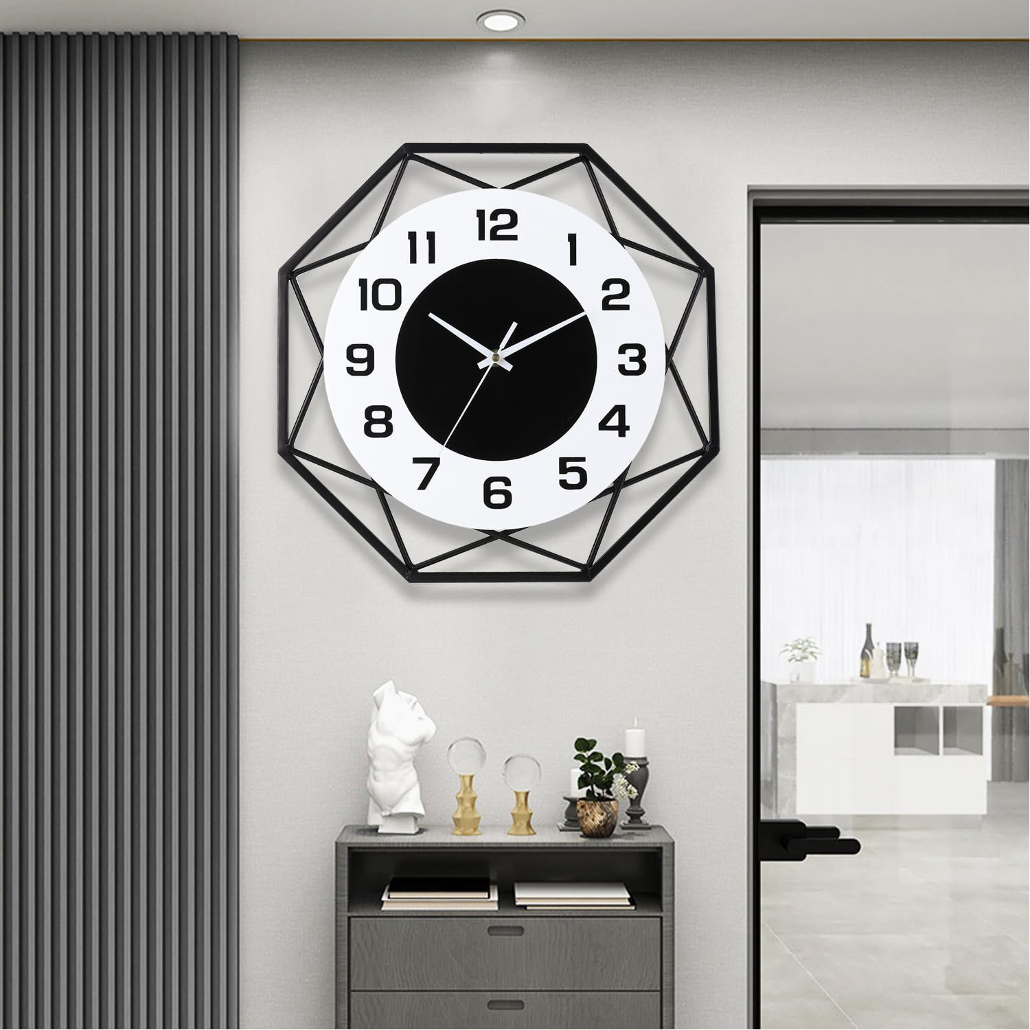 Ivy Bronx Javade Metal Wall Clock | Wayfair