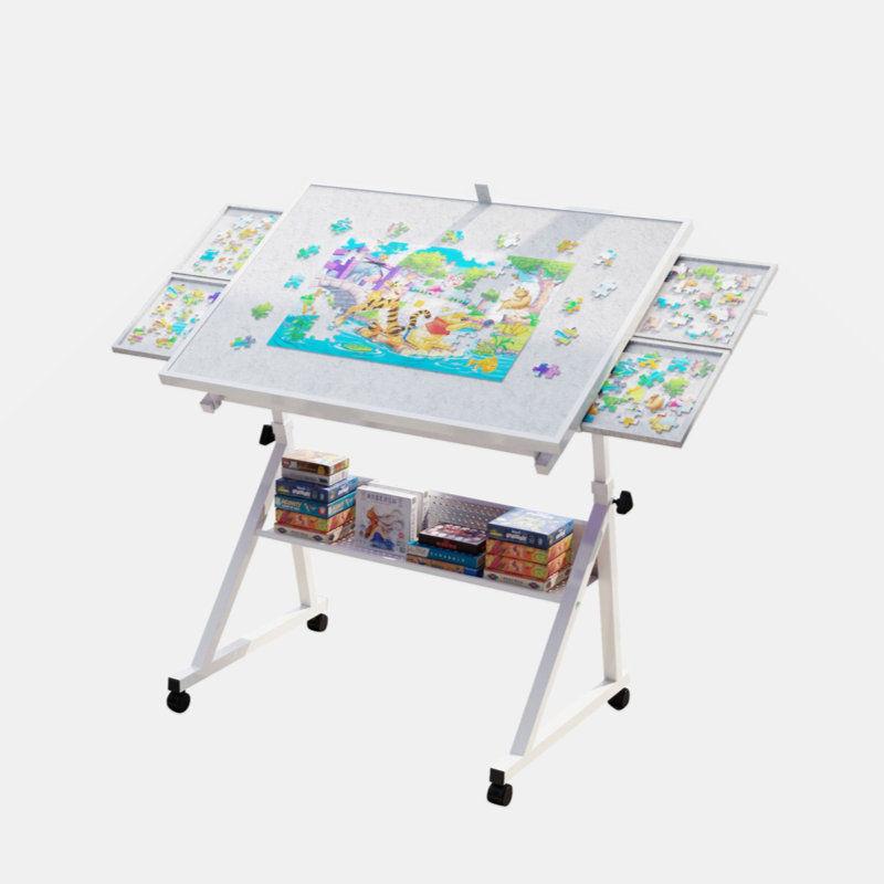 Latitude Run® Jigsaw Puzzle Table | Wayfair