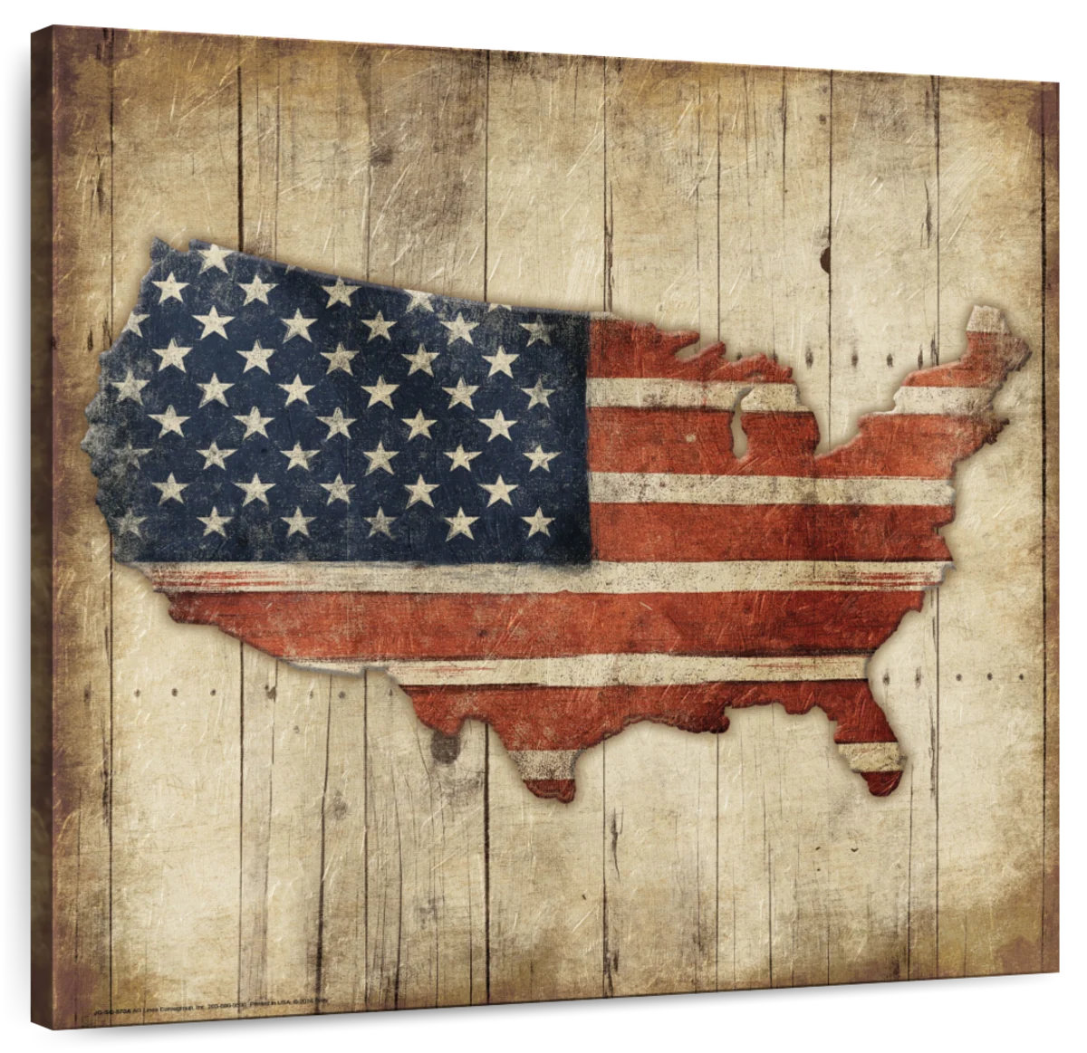 Breakwater Bay Aliaz Wooden US Map - Wayfair Canada