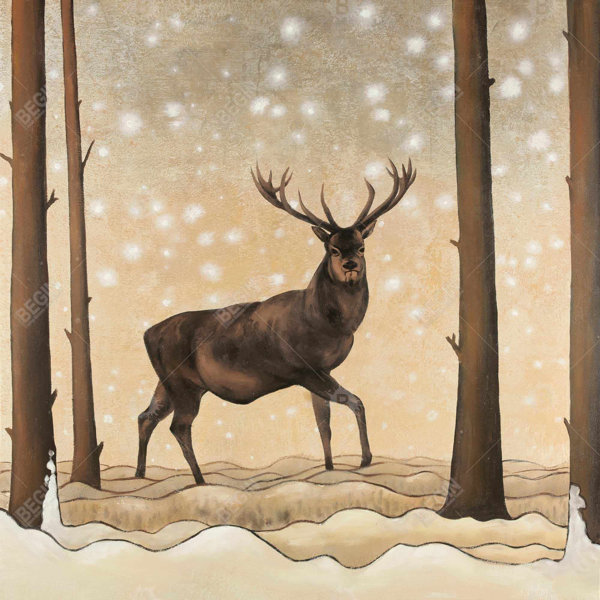 Begin Edition International Inc. Roe deer in a winter landscape - 16 ...