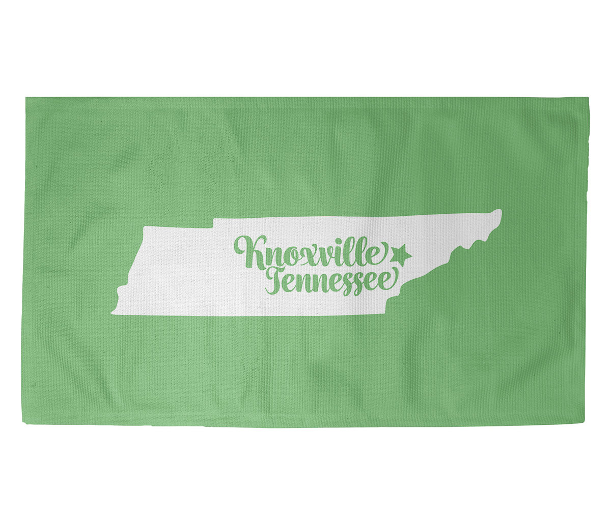 East Urban Home Knoxville Tennessee Green Area Rug | Wayfair