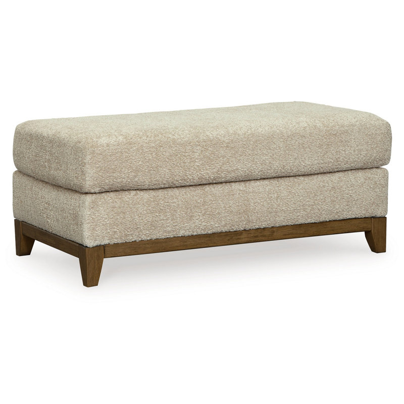 Benjara Klyn Upholstered Ottoman | Wayfair