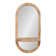 Birch Lane™ Meliora Wood Framed Capsule Mirror with Shelf & Reviews ...