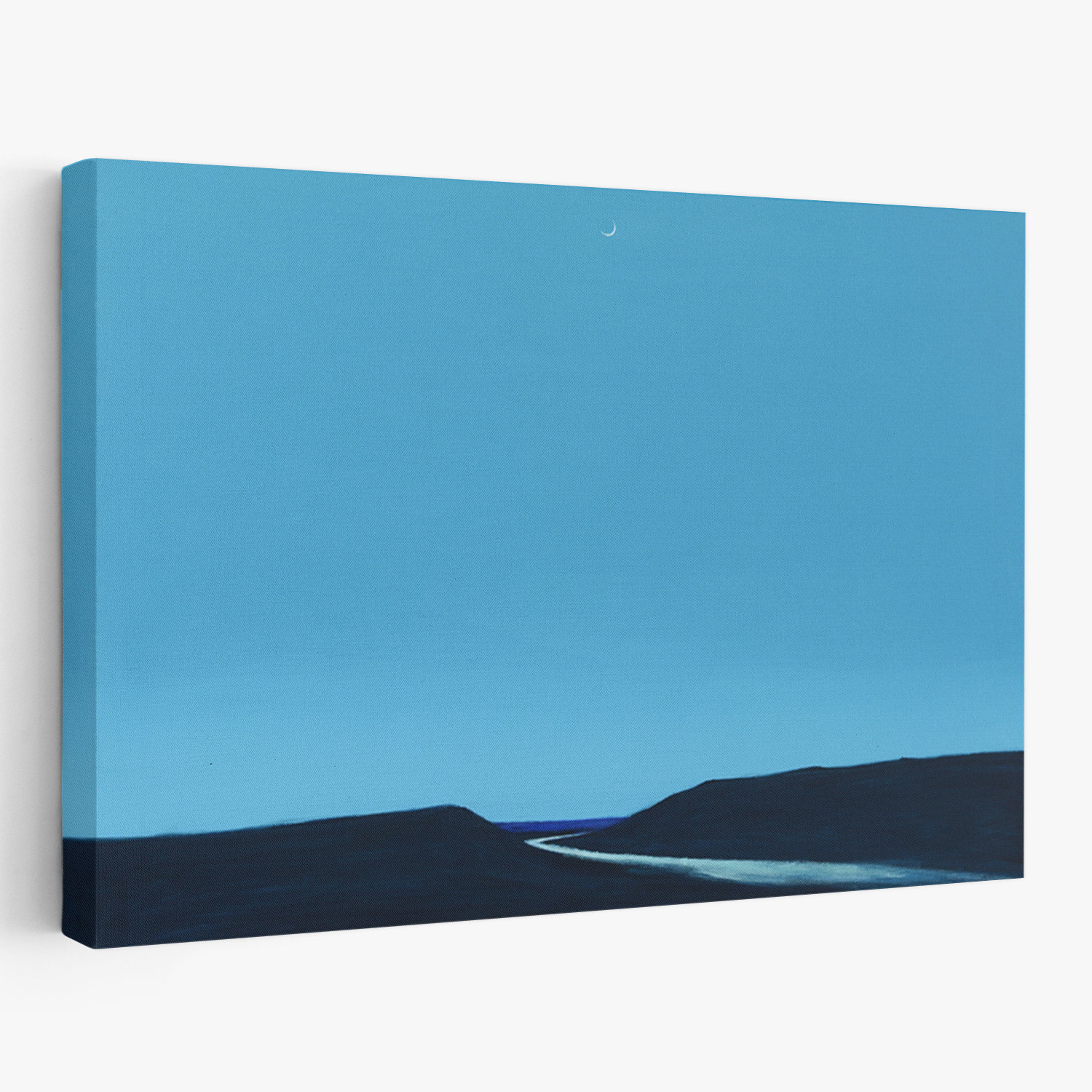 Latitude Run® Night Calm - Landscapes Moon Art | Wayfair