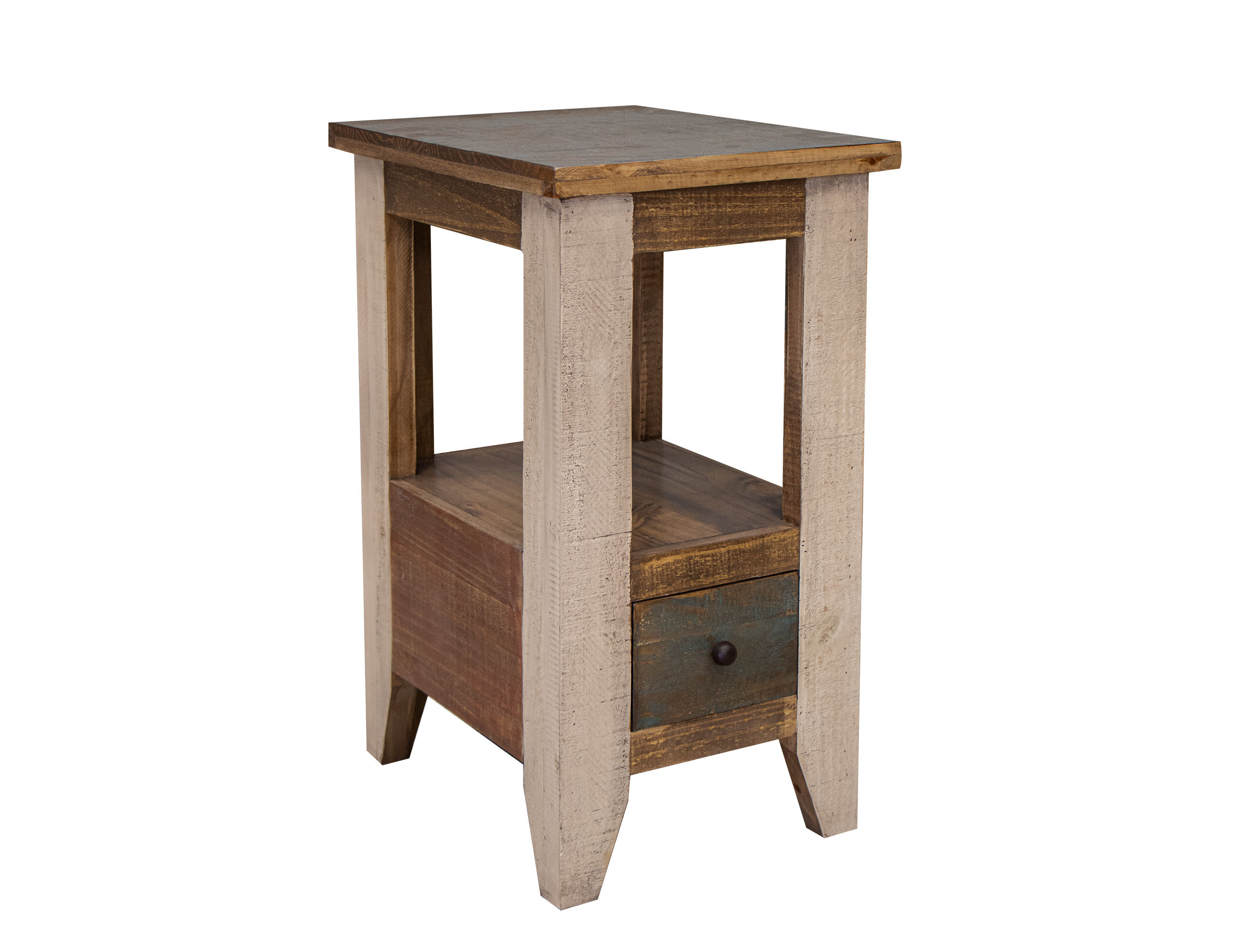 Millwood Pines Dobby Chair Side Table With 1 Drawer | Wayfair