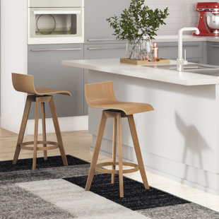 Low Back Swivel Counter Height Bar Stools You'll Love | Wayfair