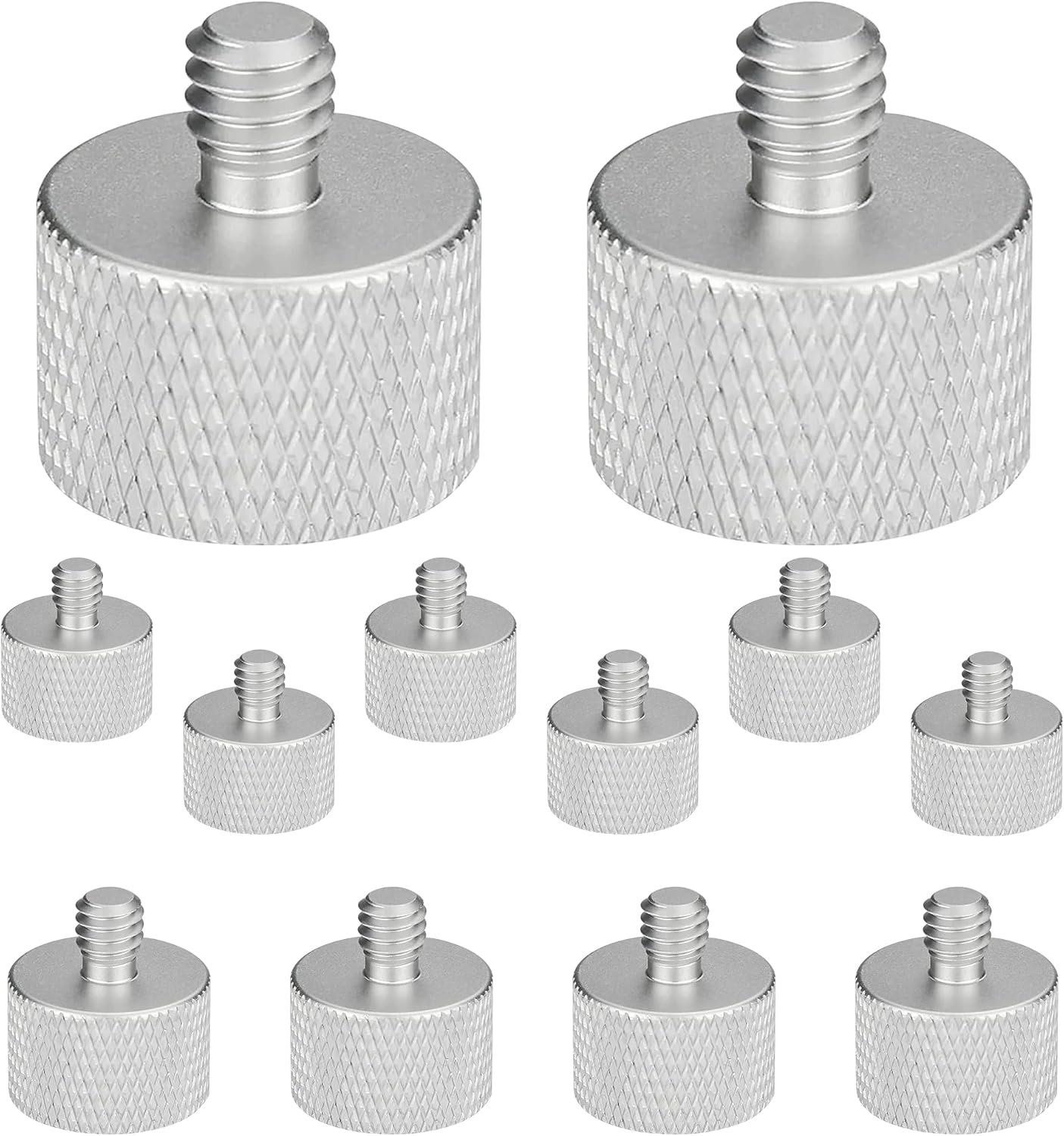 5 Core Mic Stand Adapter 12 Pieces 3/8 Male to 5/8 Female Screw Thread ...