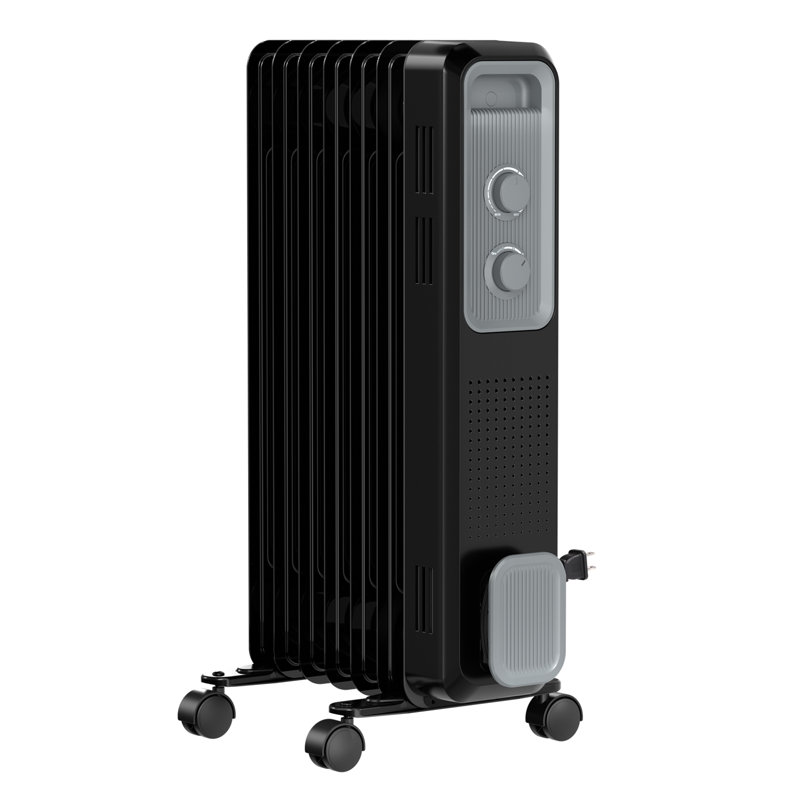 Antarctic Star 4000 BTU Electric Radiator Space Heater with Adjustable ...