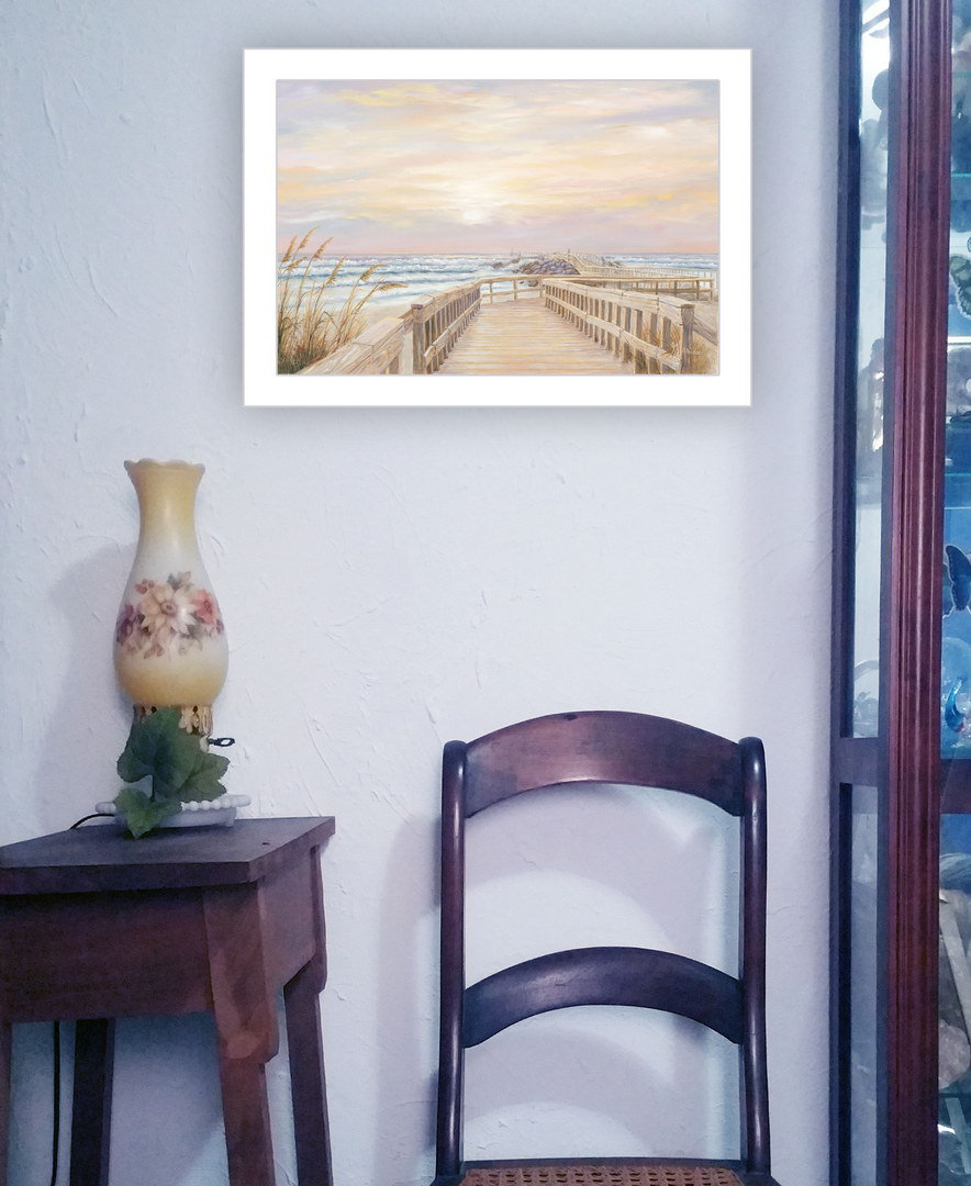 Beachcrest Home™ "Ponce Inlet Jetty Sunrise" by Artisan Georgia Janisse ...
