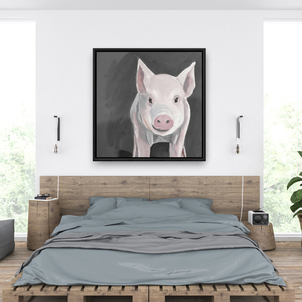 Begin Edition International Inc. " Little Piglet " on Canvas | Wayfair