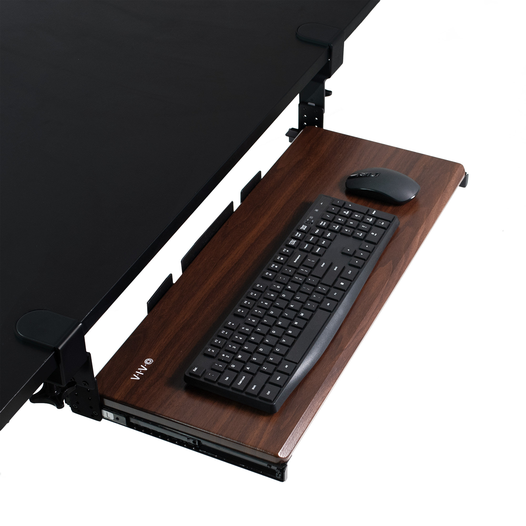 VIvo 2.4'' H x 26.8'' W Desk Keyboard Tray | Wayfair
