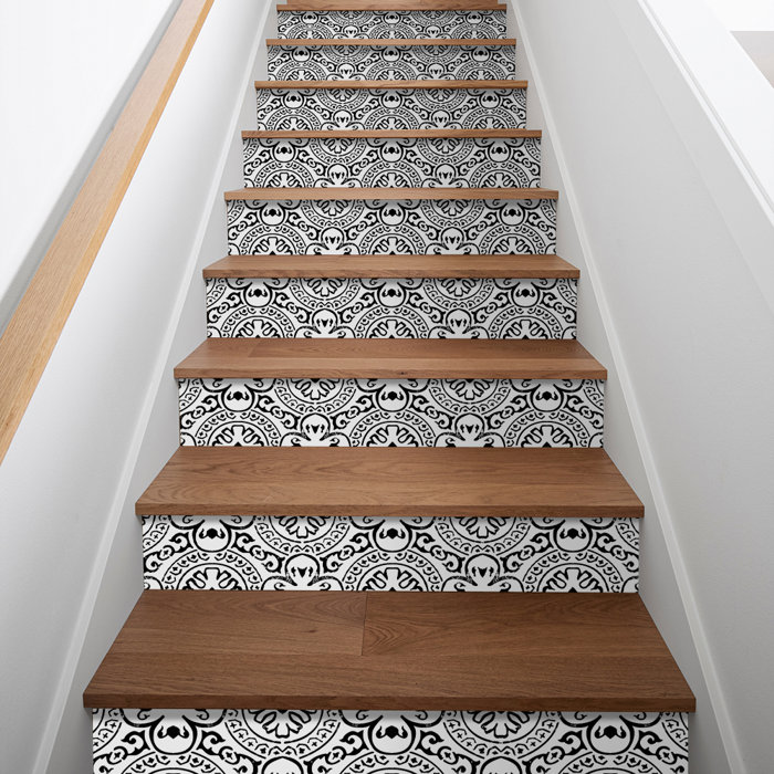 Bungalow Rose Stair Riser Tile Decal & Reviews | Wayfair