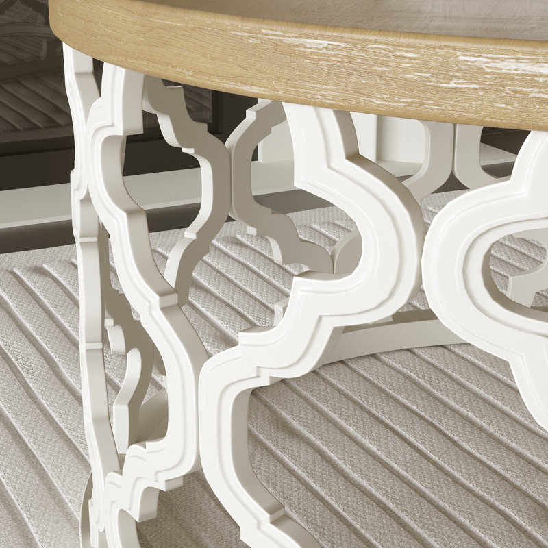 Ophelia & Co. French Country Round Coffee Table & Reviews | Wayfair