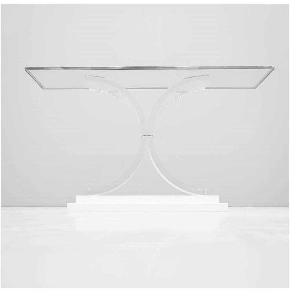 Clear Home Design 42'' Console Table | Wayfair