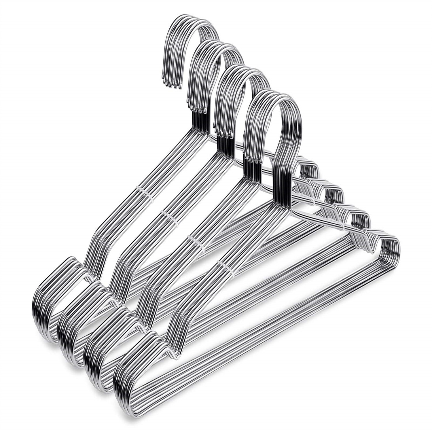 Rebrilliant Durable Stainless Steel Hangers - Space-Saving, Heavy Duty ...