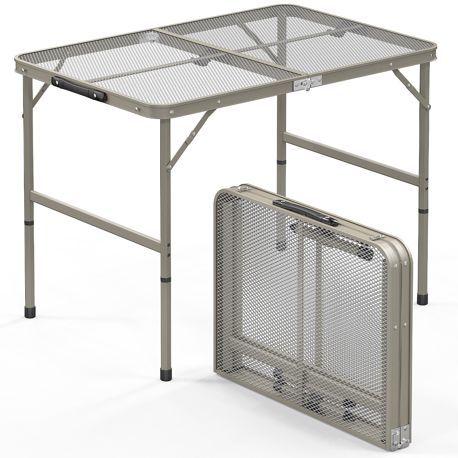 Arlmont & Co. 3Ft. Patio Rectangular Folding Table - Wayfair Canada