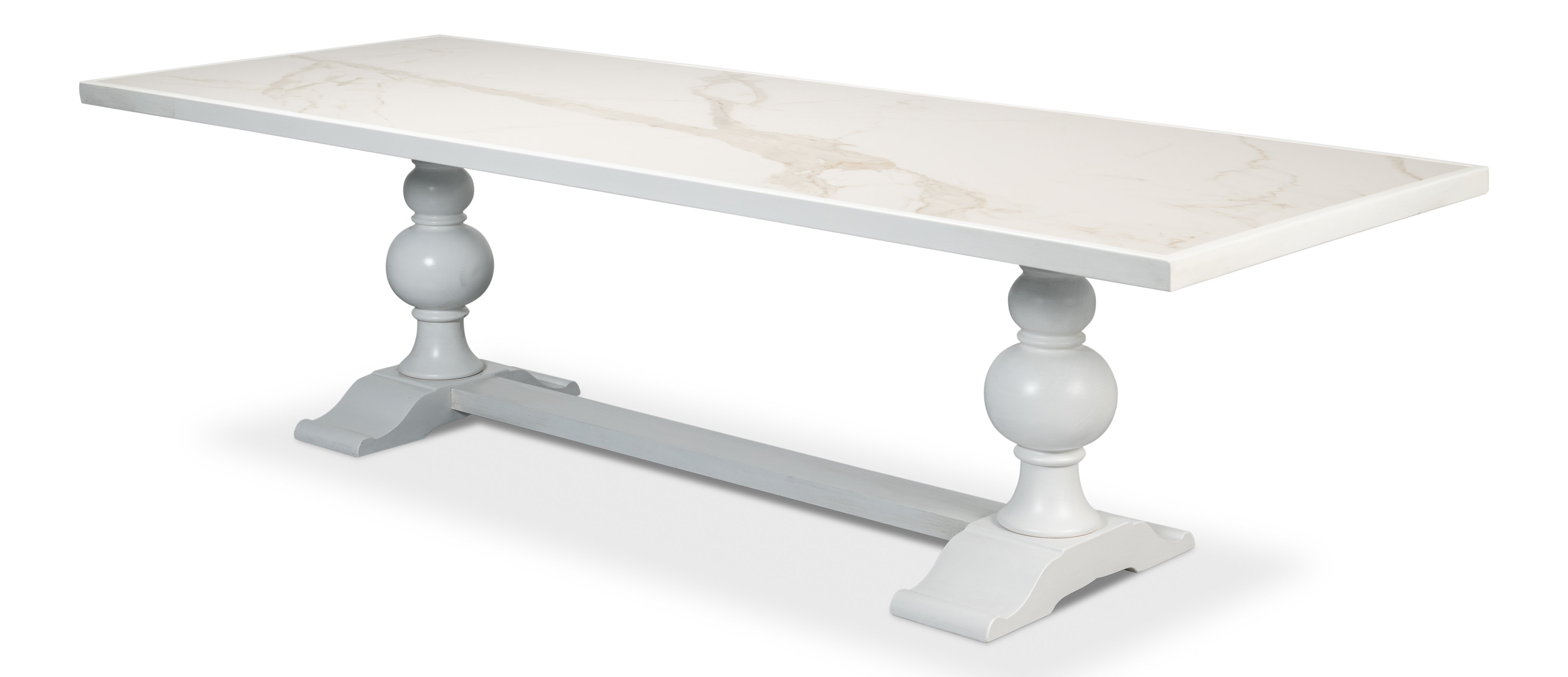 Sarreid Ltd 108'' Double Pedestal Dining Table | Perigold
