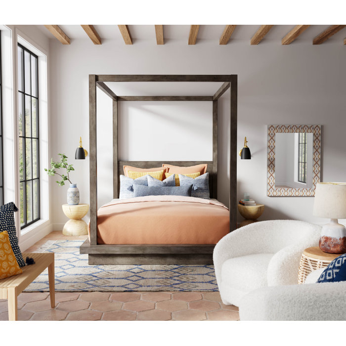 Joss & Main Brooks Solid Wood Bed & Reviews | Wayfair