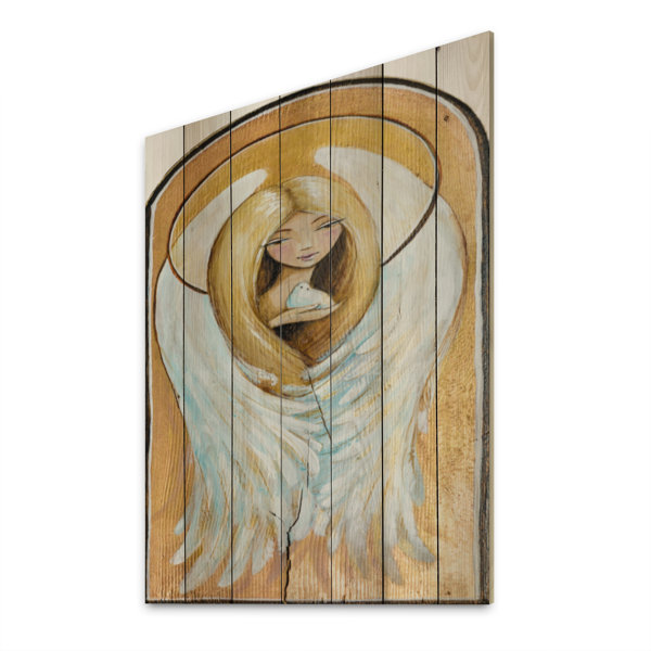 Trinx " Religious Angel Artwork III " on Wood - Wayfair Canada