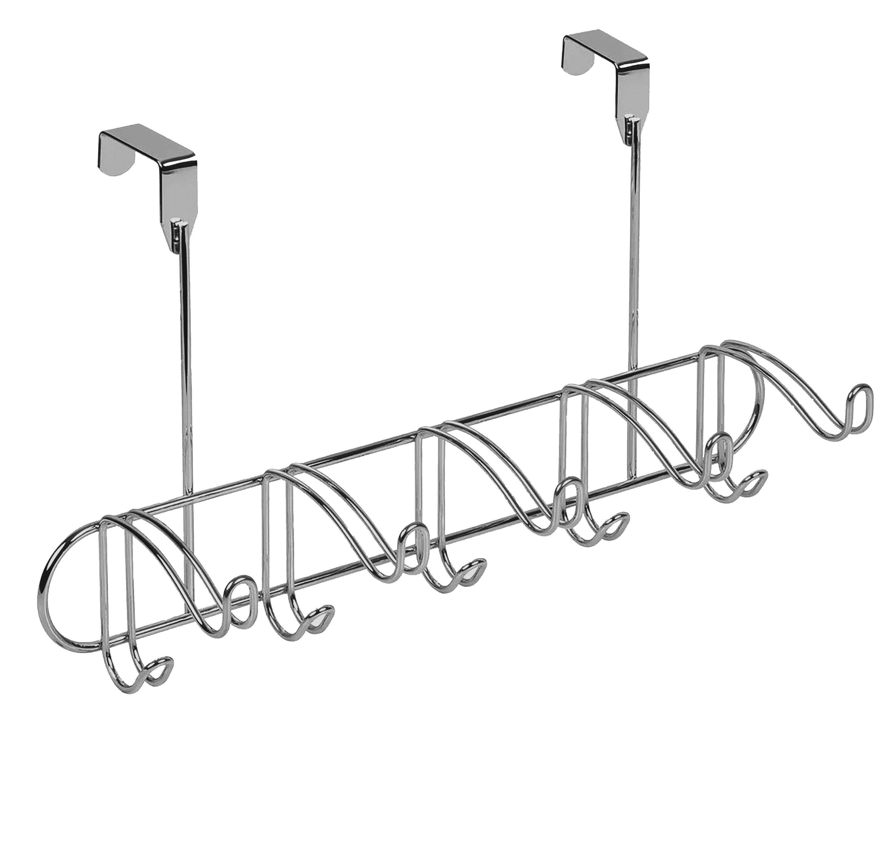 Rebrilliant Heavy Duty Over The Door Hanger Hanging Rack 10 Hooks ...