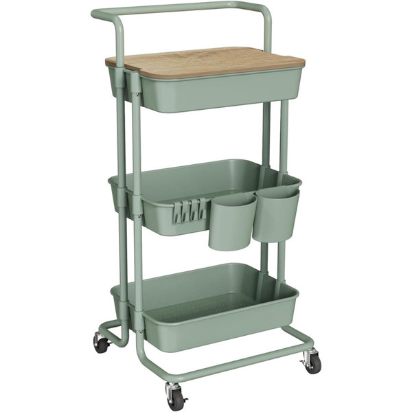 HIGEMZ 35.4'' H x 16.5'' W Utility Cart | Wayfair