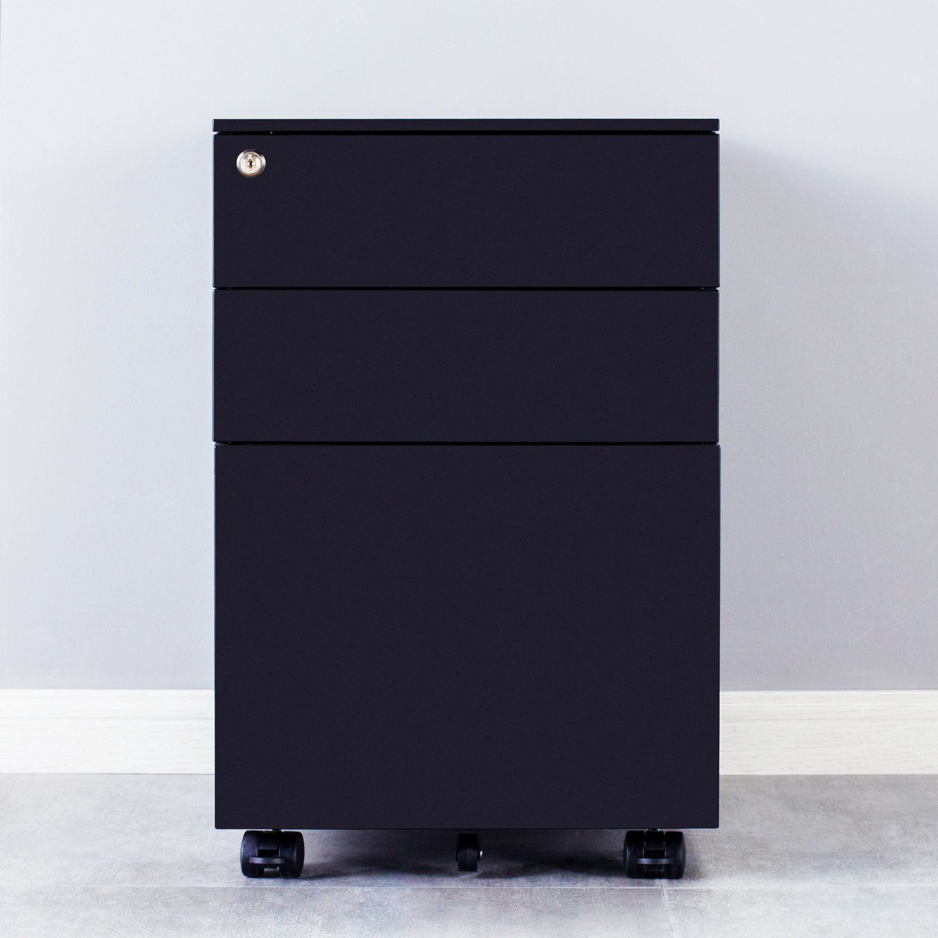 Inbox Zero Laneya 15.38'' Wide 3 -Drawer File Cabinet Decorative Filing ...