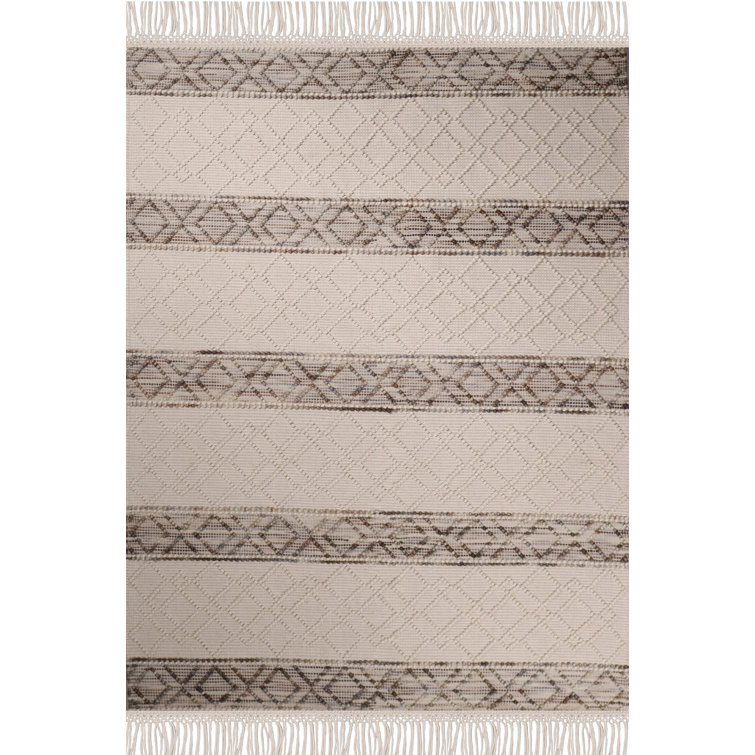 Rug Factory Plus Noor Natural Bohemian/ Hand Knotted/ Handmade/ Looped ...