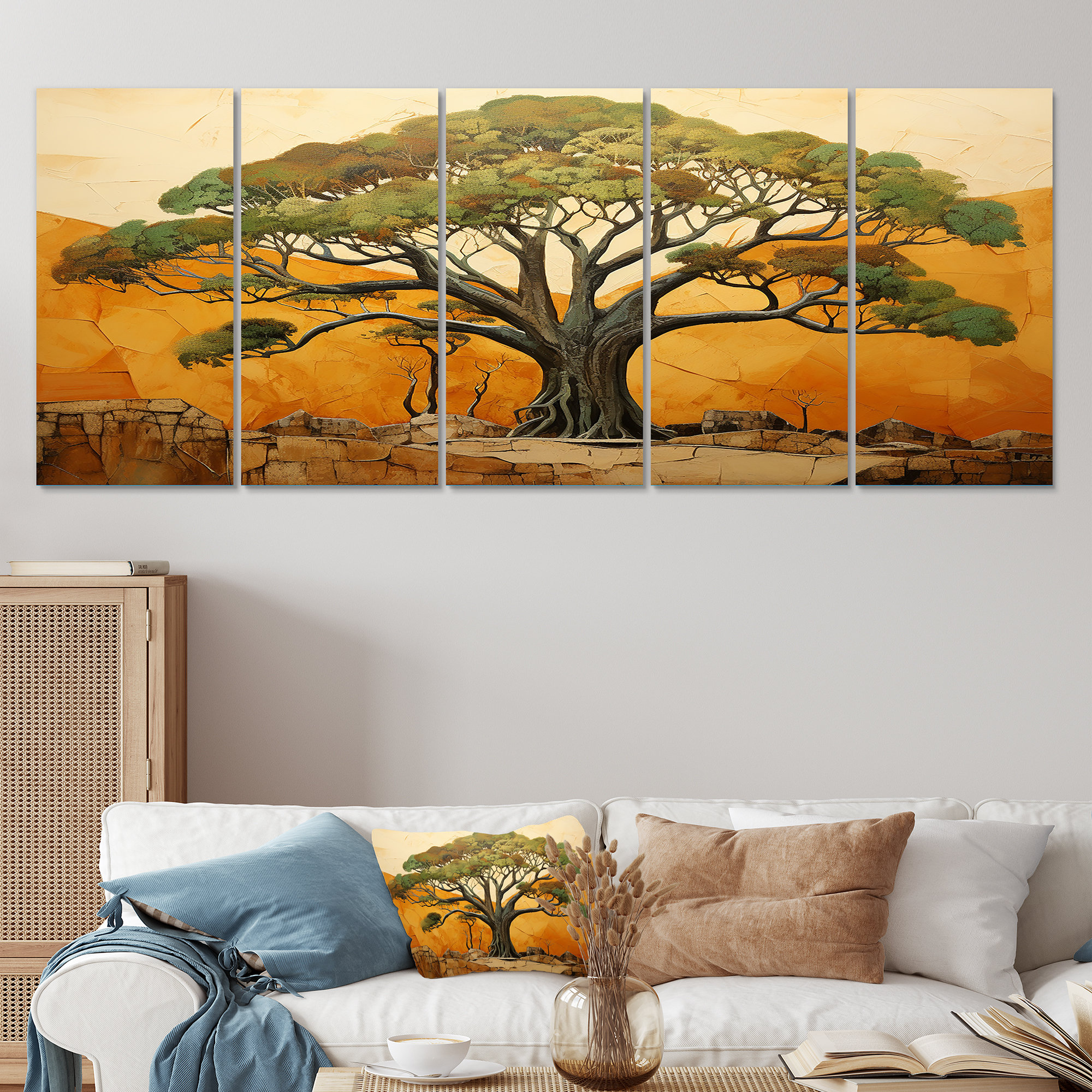 Millwood Pines Green Baobab African Tree Majesty I - Tree African 5 ...