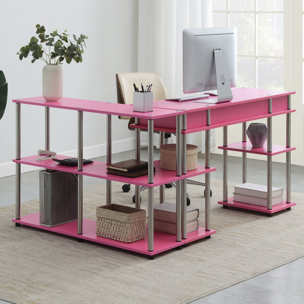 Wrought Studio Edwin 2 Piece Computer Desk Office Set | Wayfair
