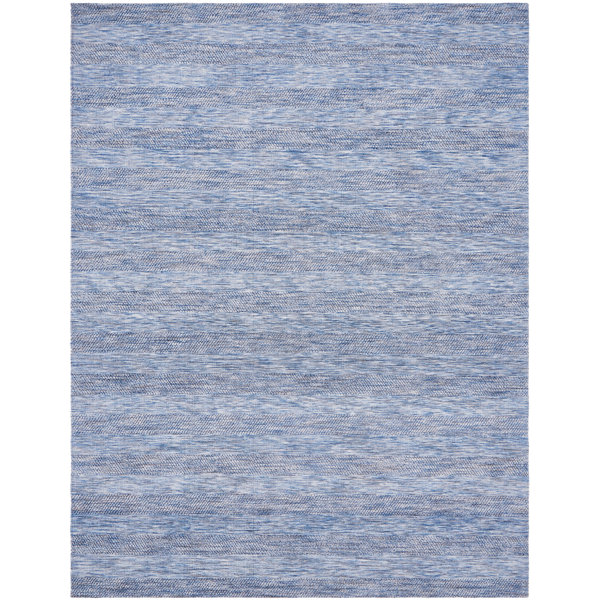 Madison Couture Rugs Regalado Striped Area Rug in Blue & Reviews | Perigold
