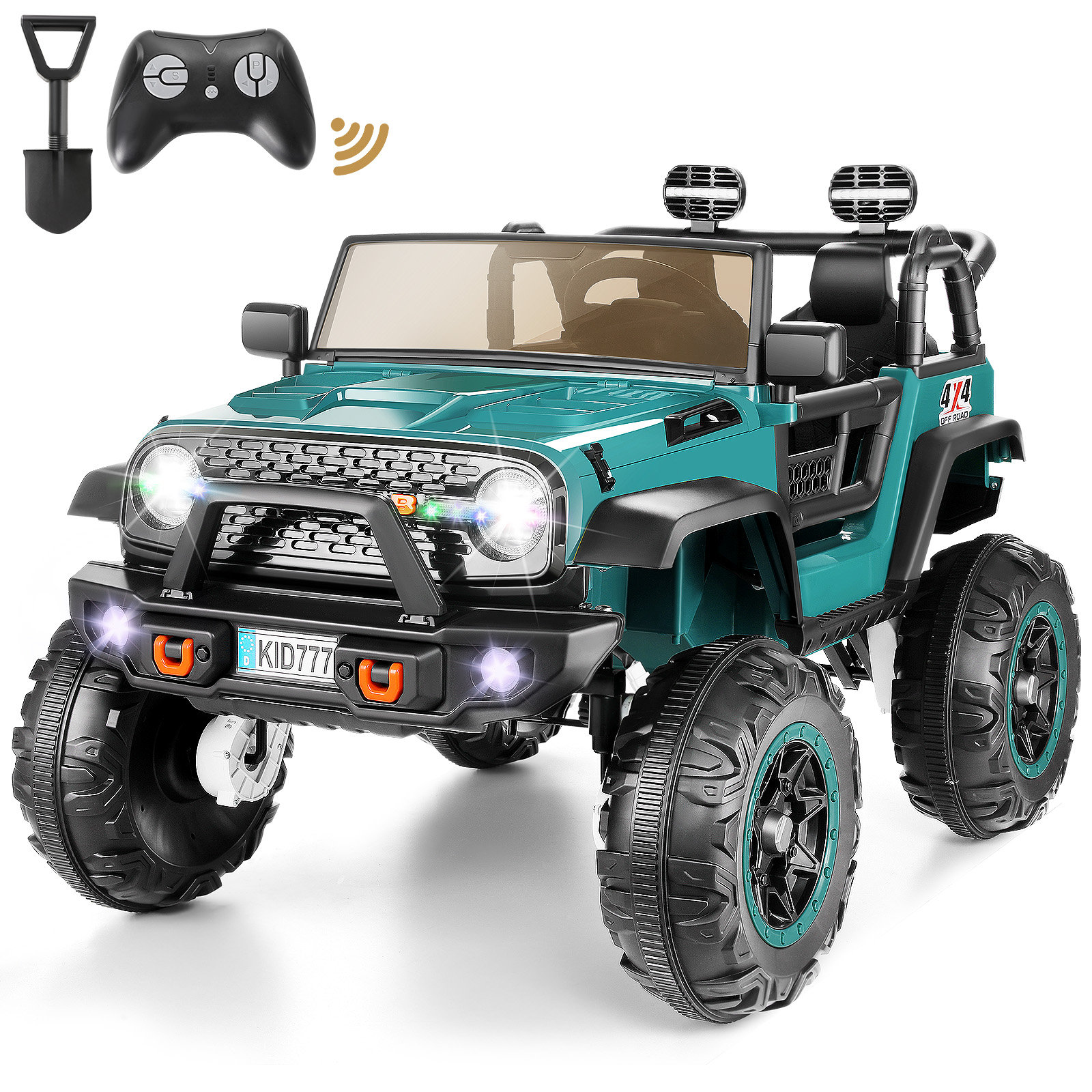 Homdox 2 Seater All-Terrain Vehicles Battery Powered Ride On with ...
