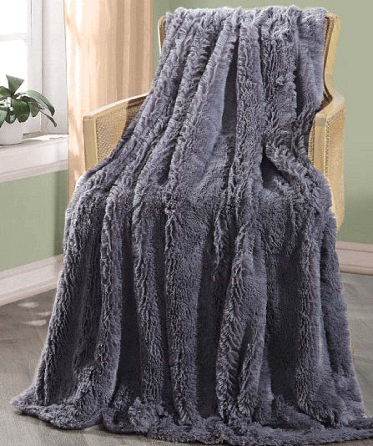 Ben and Jonah Ultra Lush Shaggy Throw | Wayfair