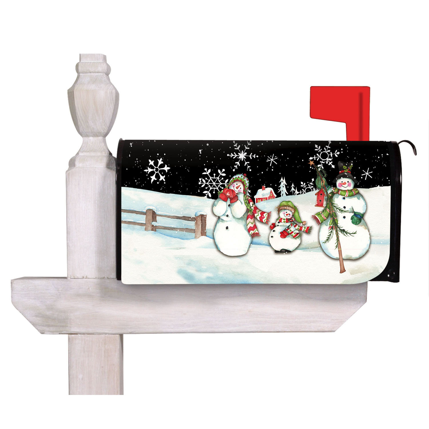 Evergreen Enterprises, Inc Snowman Holiday Mailbox Cover | Wayfair