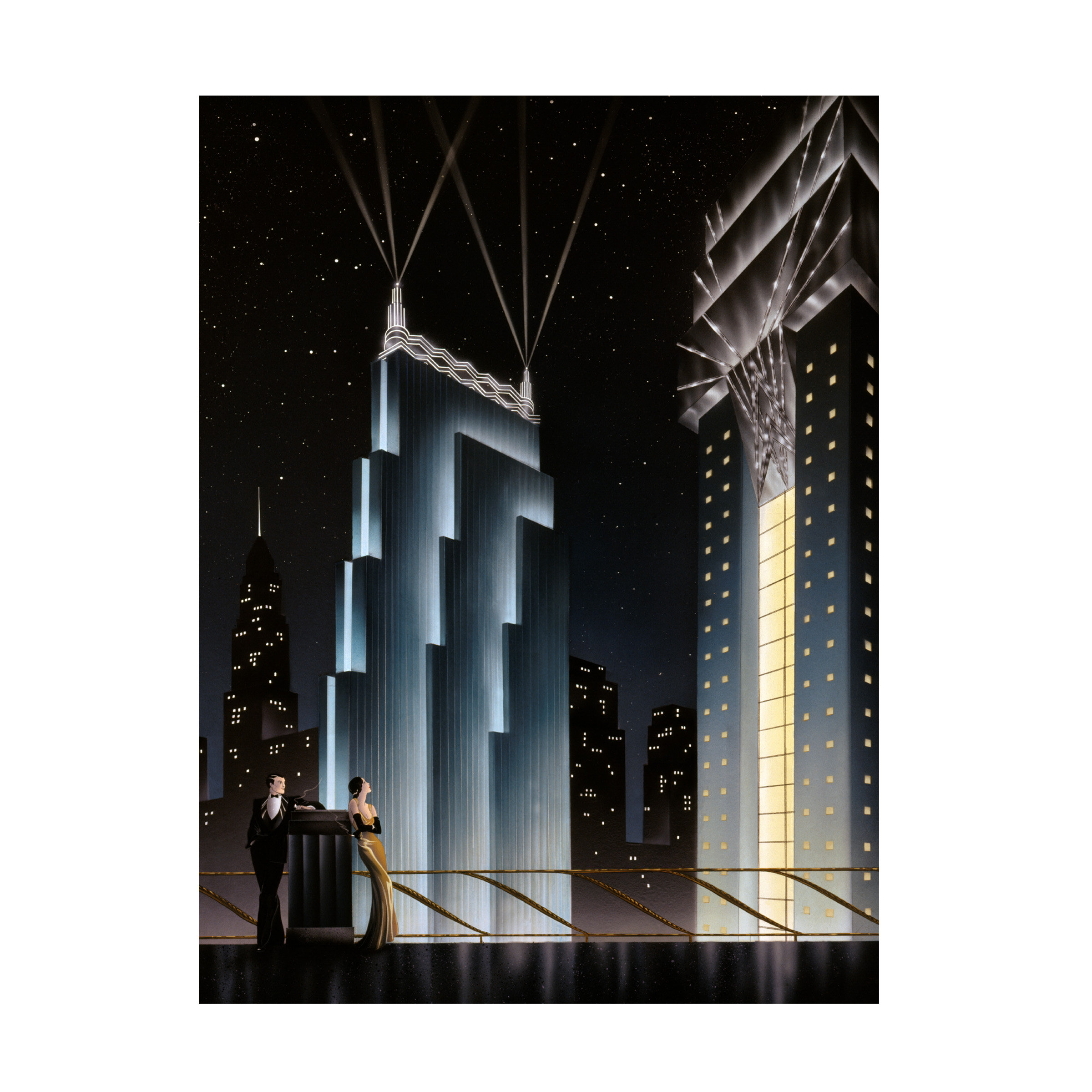 Ebern Designs Into The Night On Canvas by Robert Hoppe Canvas Art | Wayfair