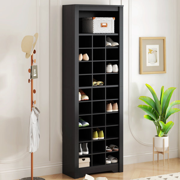 Latitude Run® Echol Shoe Rack,Shoe Cubby Console,Contemporary Shoe ...