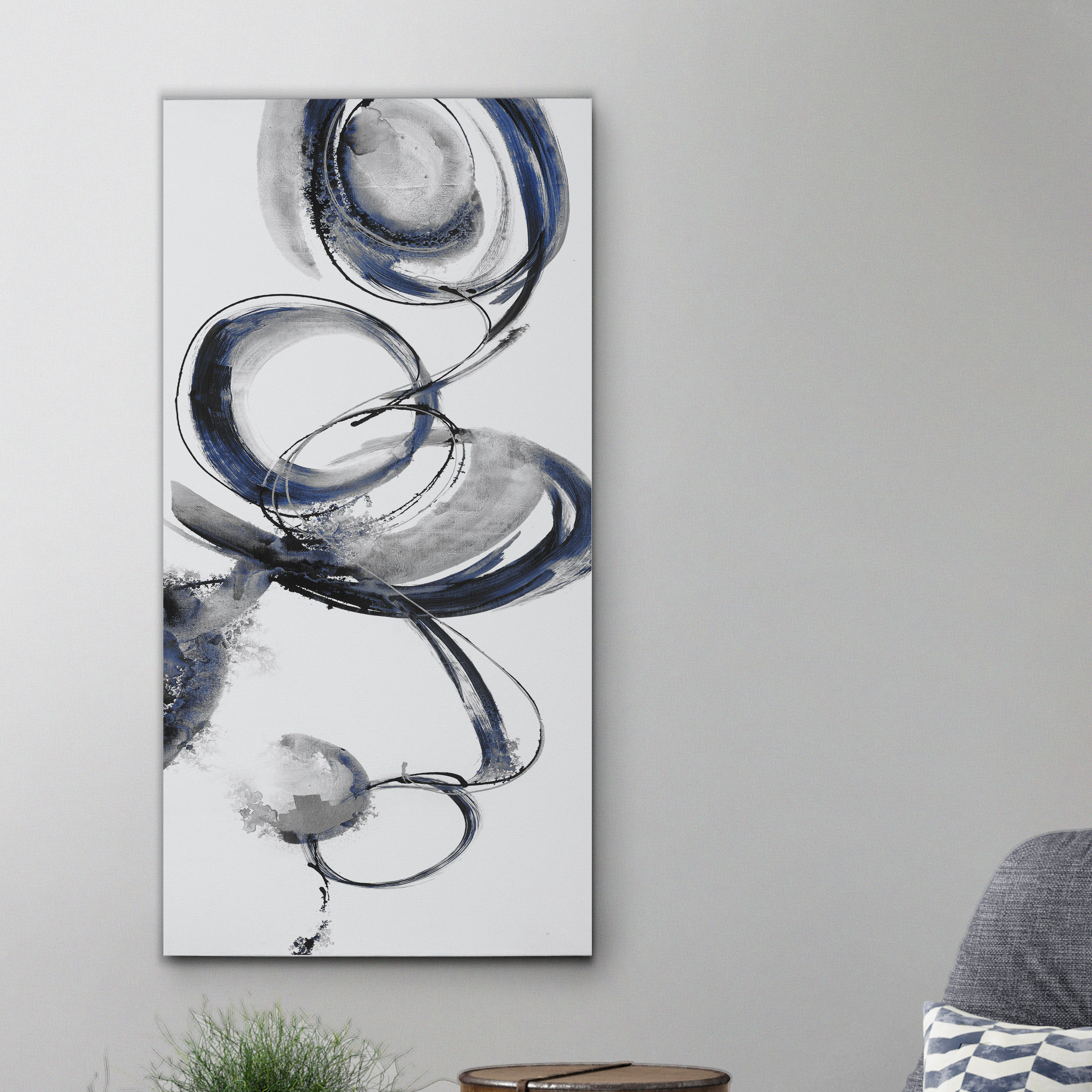 Orren Ellis Calligraphy V9 - Wrapped Canvas Print & Reviews | Wayfair