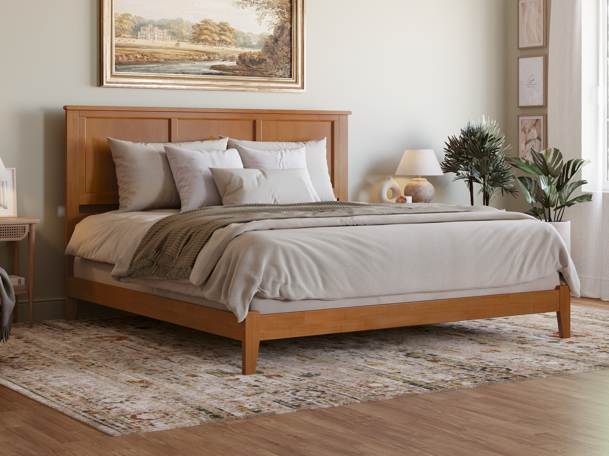 Three Posts™ Troutville Solid Wood Standard Bed & Reviews | Wayfair
