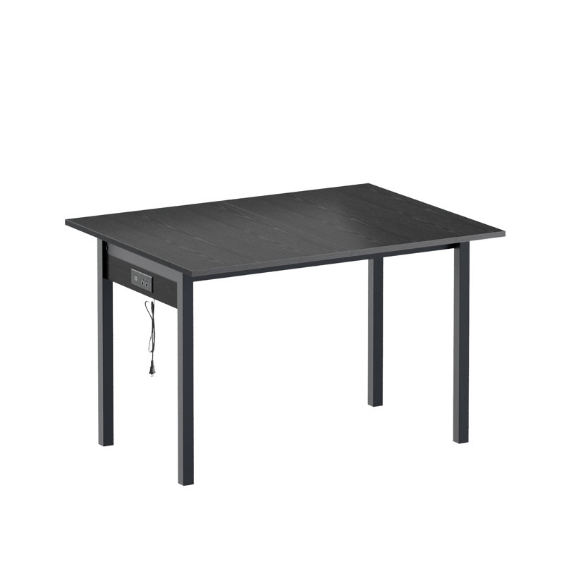 Ebern Designs Extendable Dining Room Table For 4-6 People, 63 ...