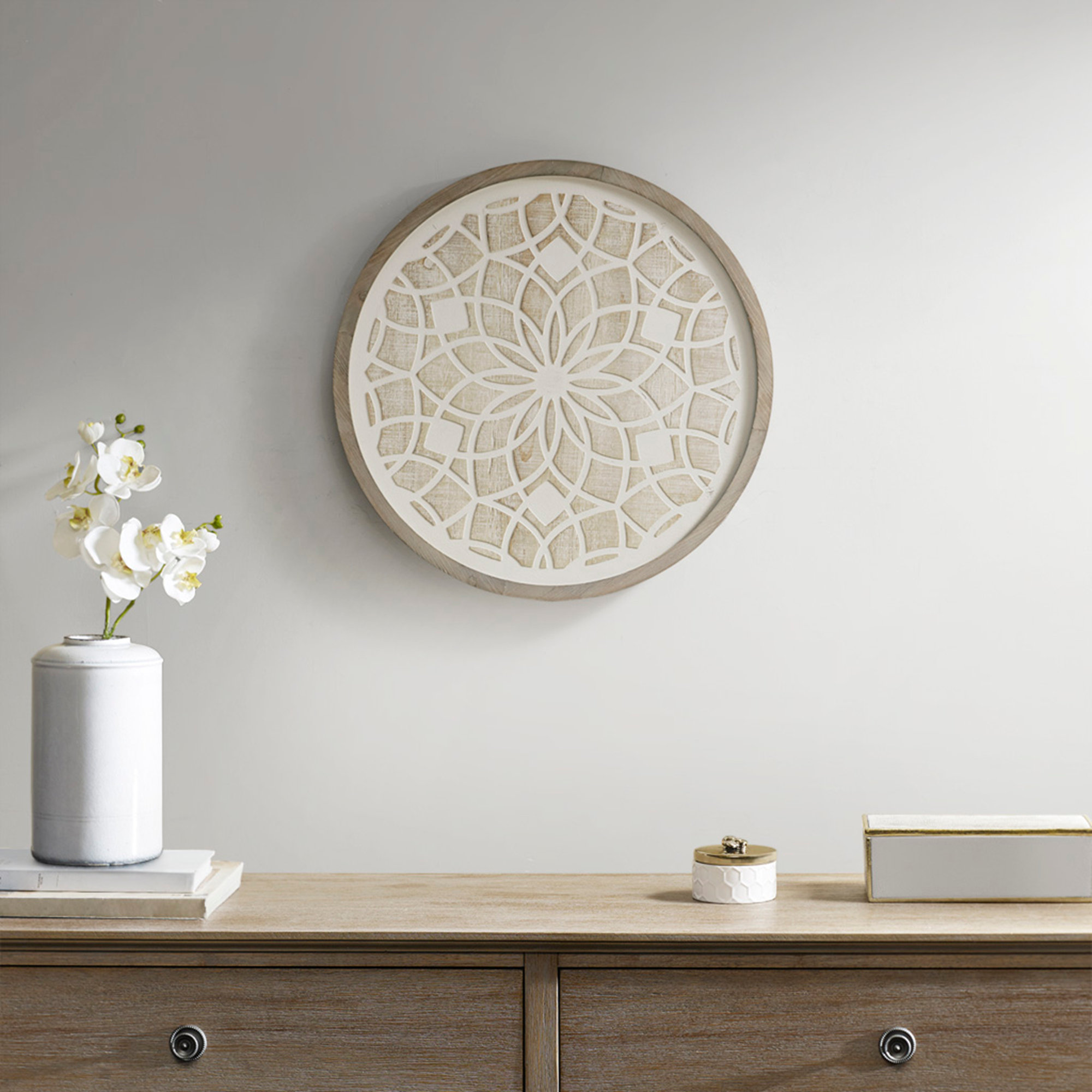 Everly Quinn Round Two-tone Medallion Wall Decor - Wayfair Canada
