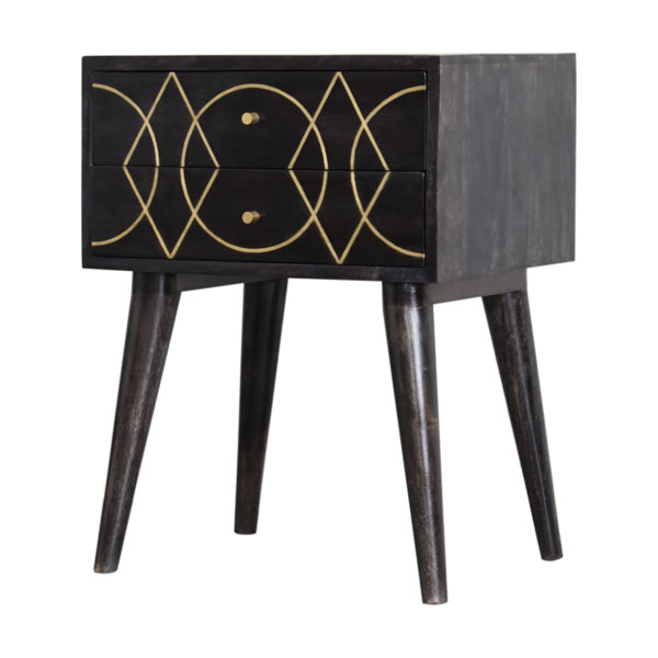Global Vision Direct 55cm W Solid Wood Bedside Table | Wayfair.co.uk