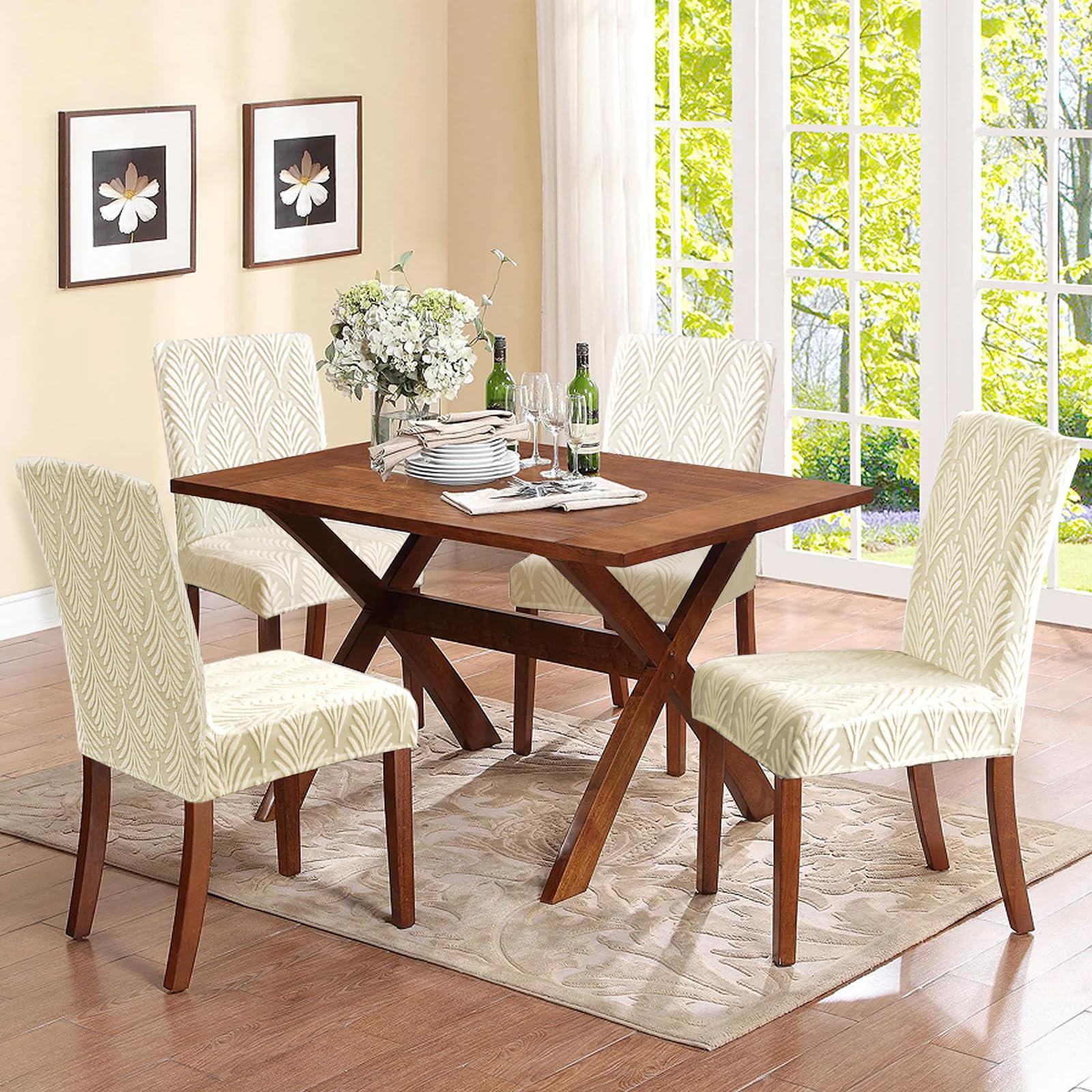 Lark Manor Chair Covers For Dining Chairs, Dining Room Chair Covers ...