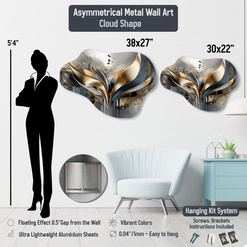 Design Art Bold Forest Emerald Canopy III - Forest Cloud Shape ...