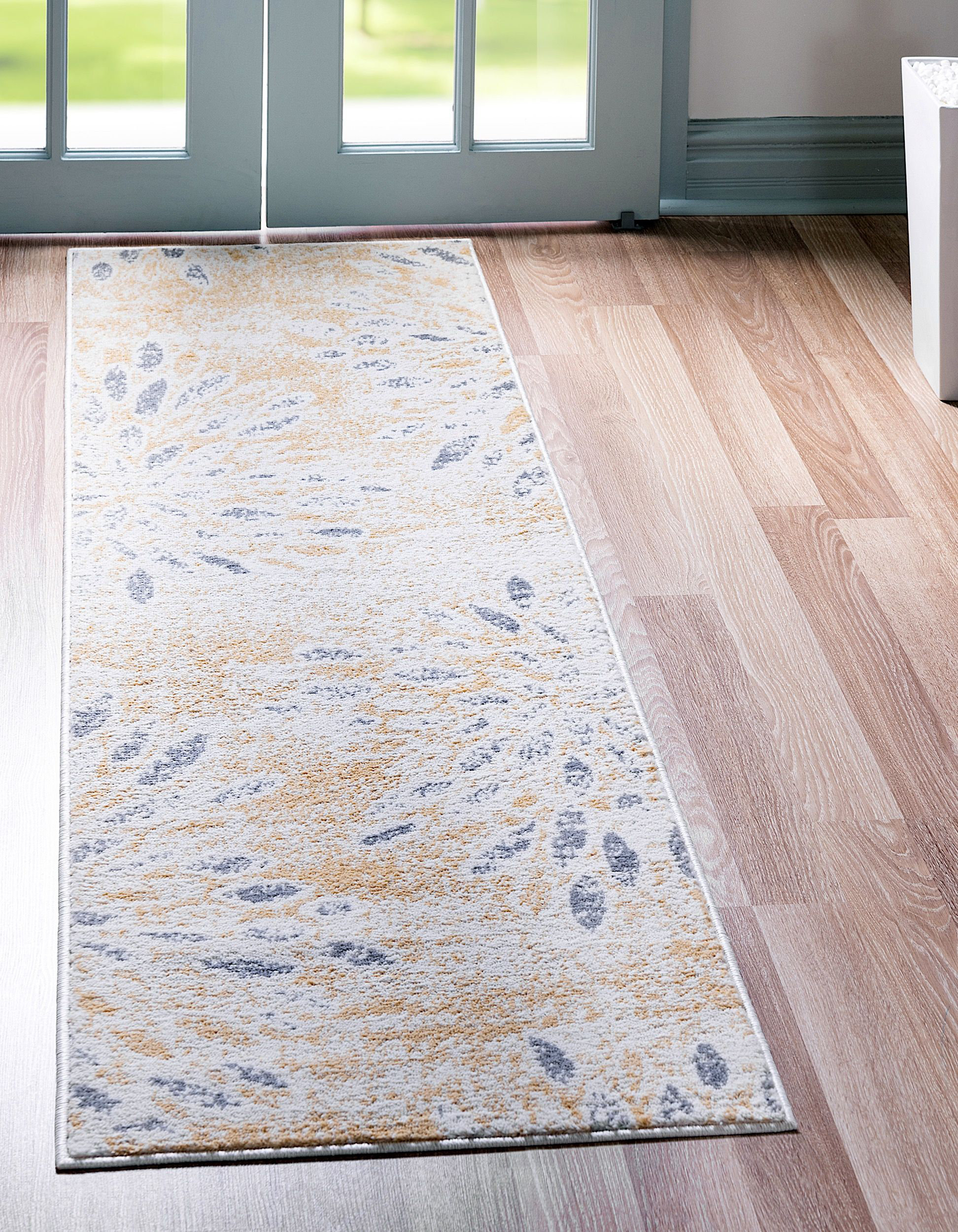 Winston Porter Contemporary Azai Area Rug Blonde Color | Wayfair