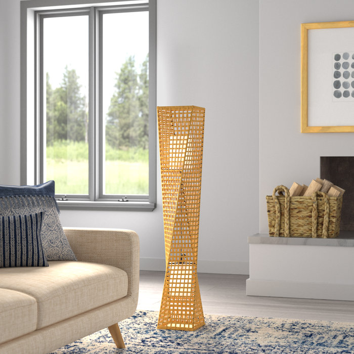 Bay Isle Home 51'' Natural Novelty Floor Lamp & Reviews | Wayfair