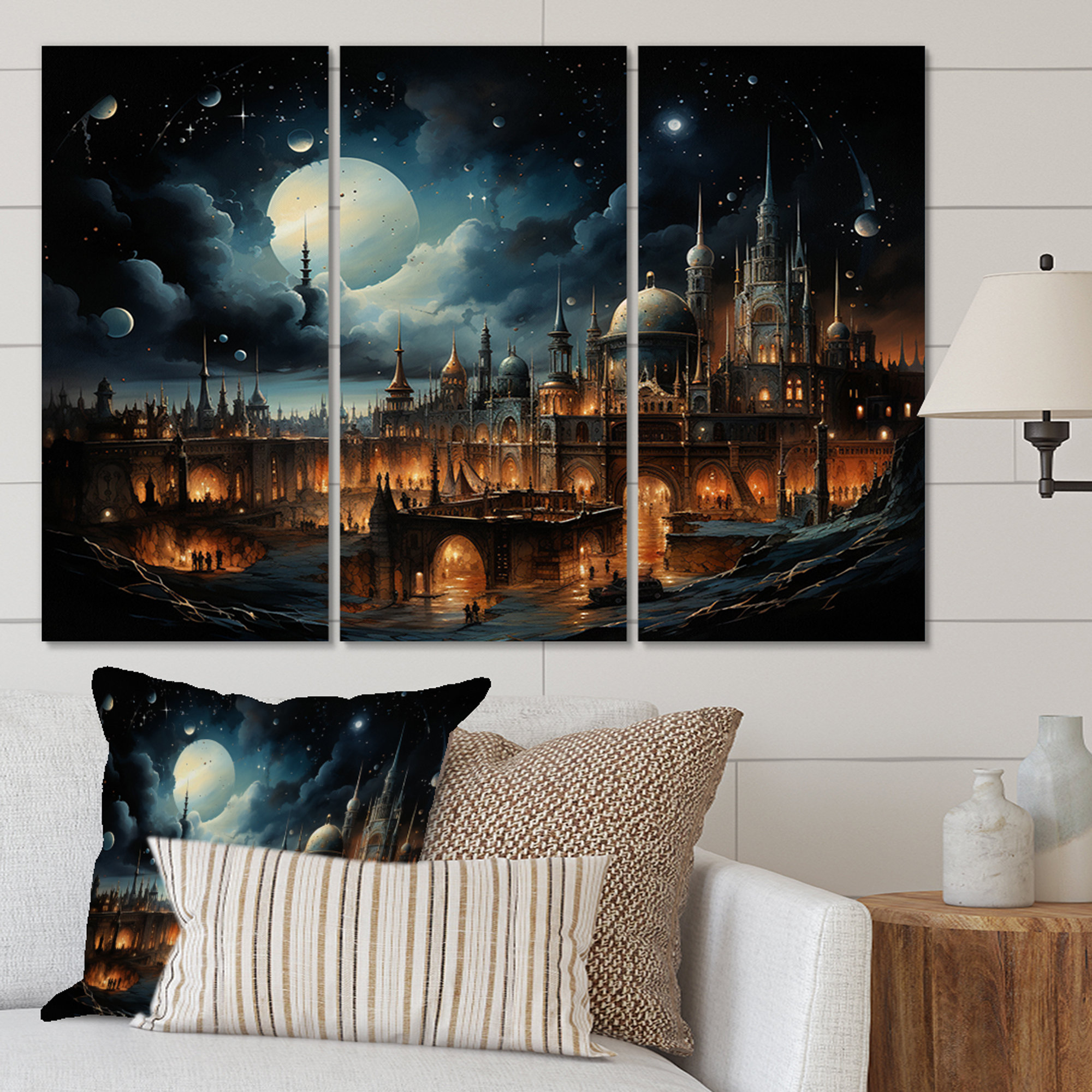 Latitude Run® Islam Art Islamic Astronomy II - Islamic Metal Wall Art ...