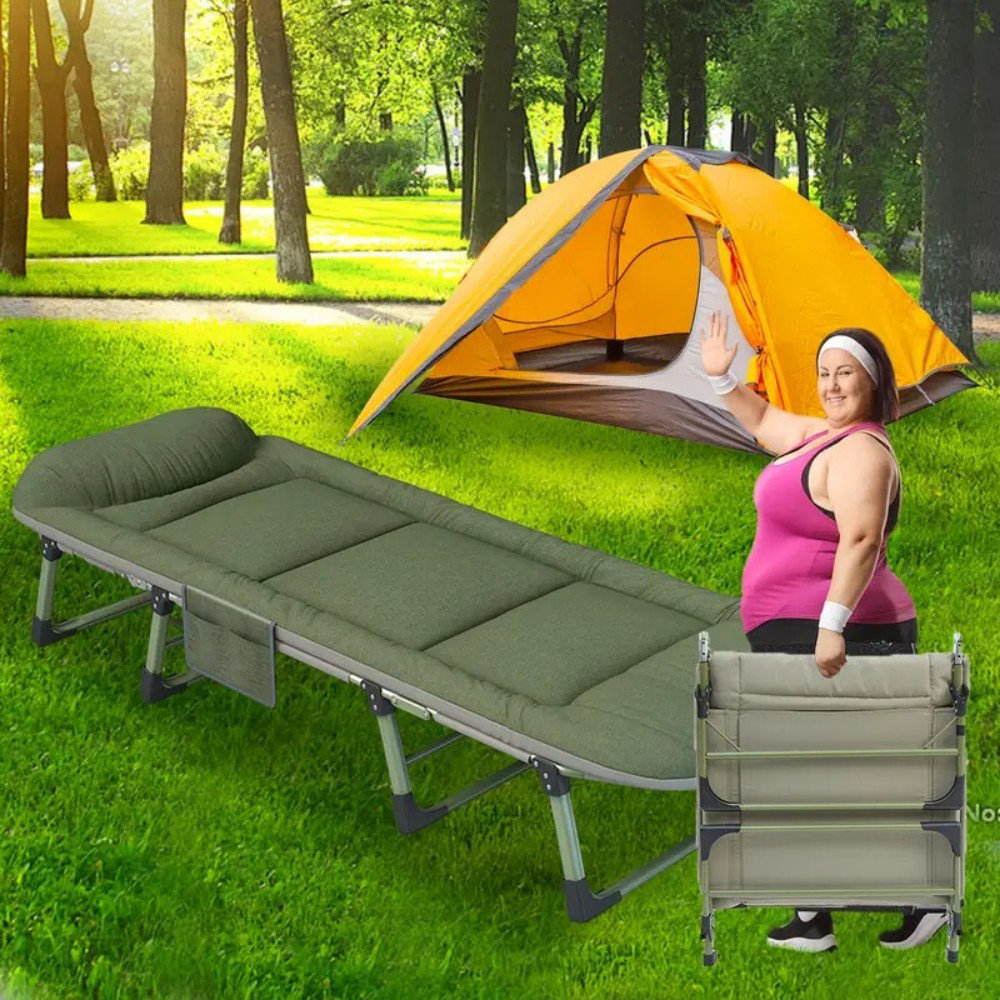 AirPartyPros 75" XL Sleeping Cots/Camping Cots For Adults - 6 ...