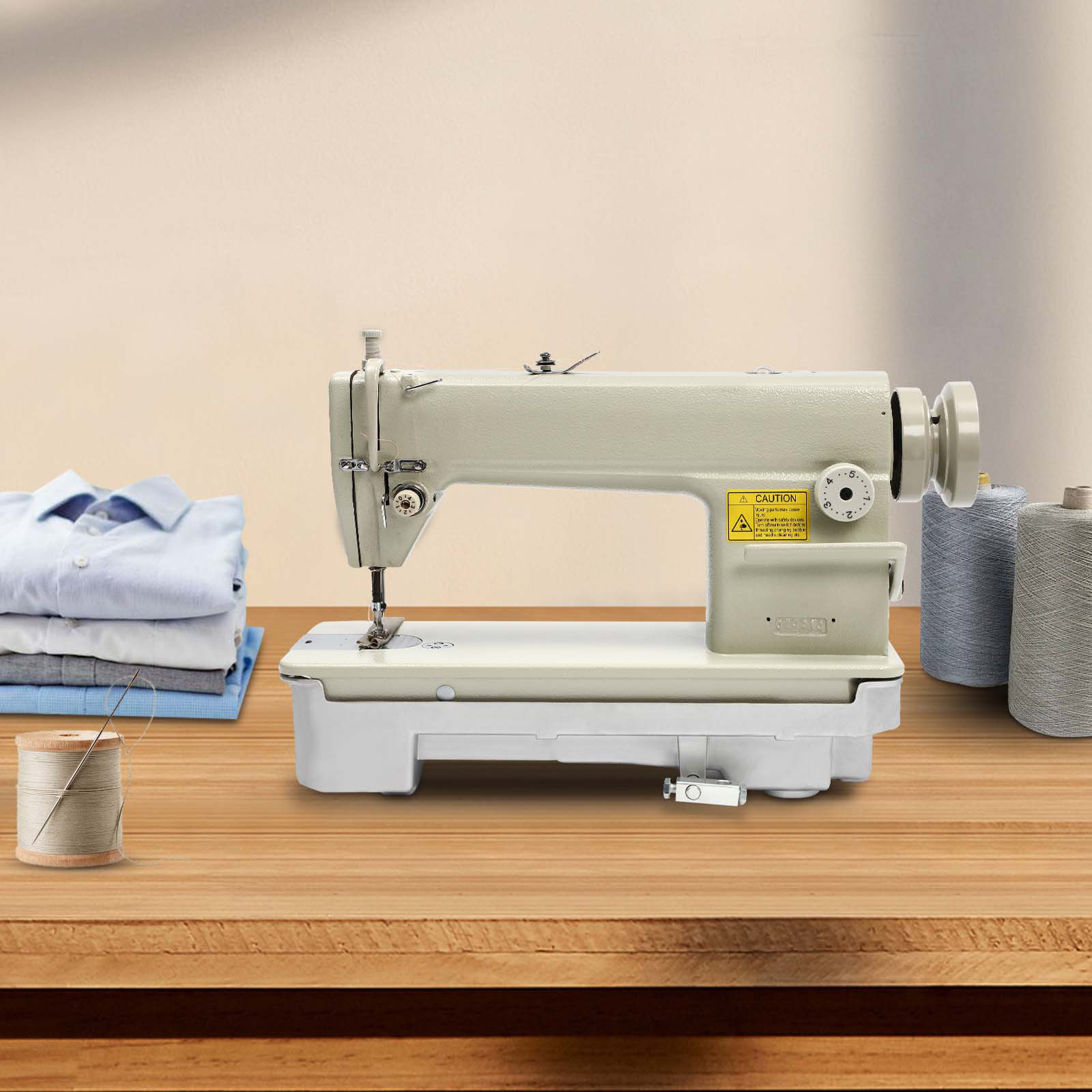 JOYDING Industrial Straight Stitch Sewing Machine K.D table & Servo ...