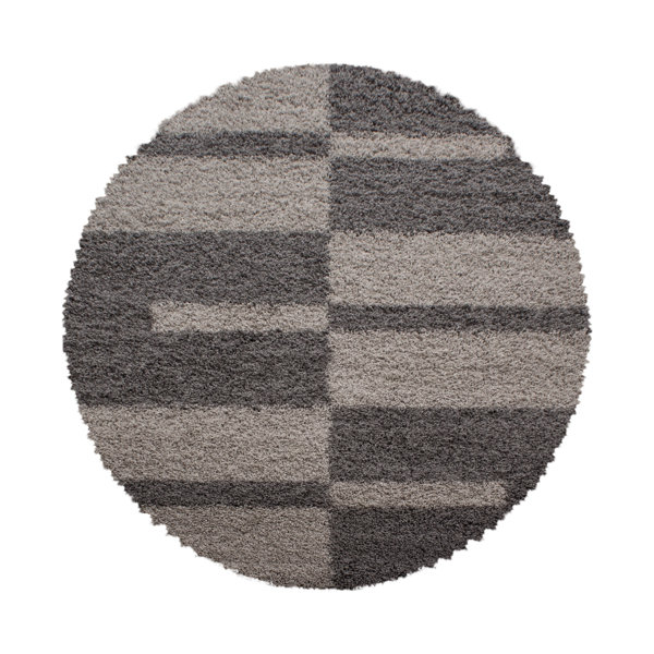 Ayyildiz Hali Round Gala Karo Machine Woven Area Rug | Wayfair.co.uk