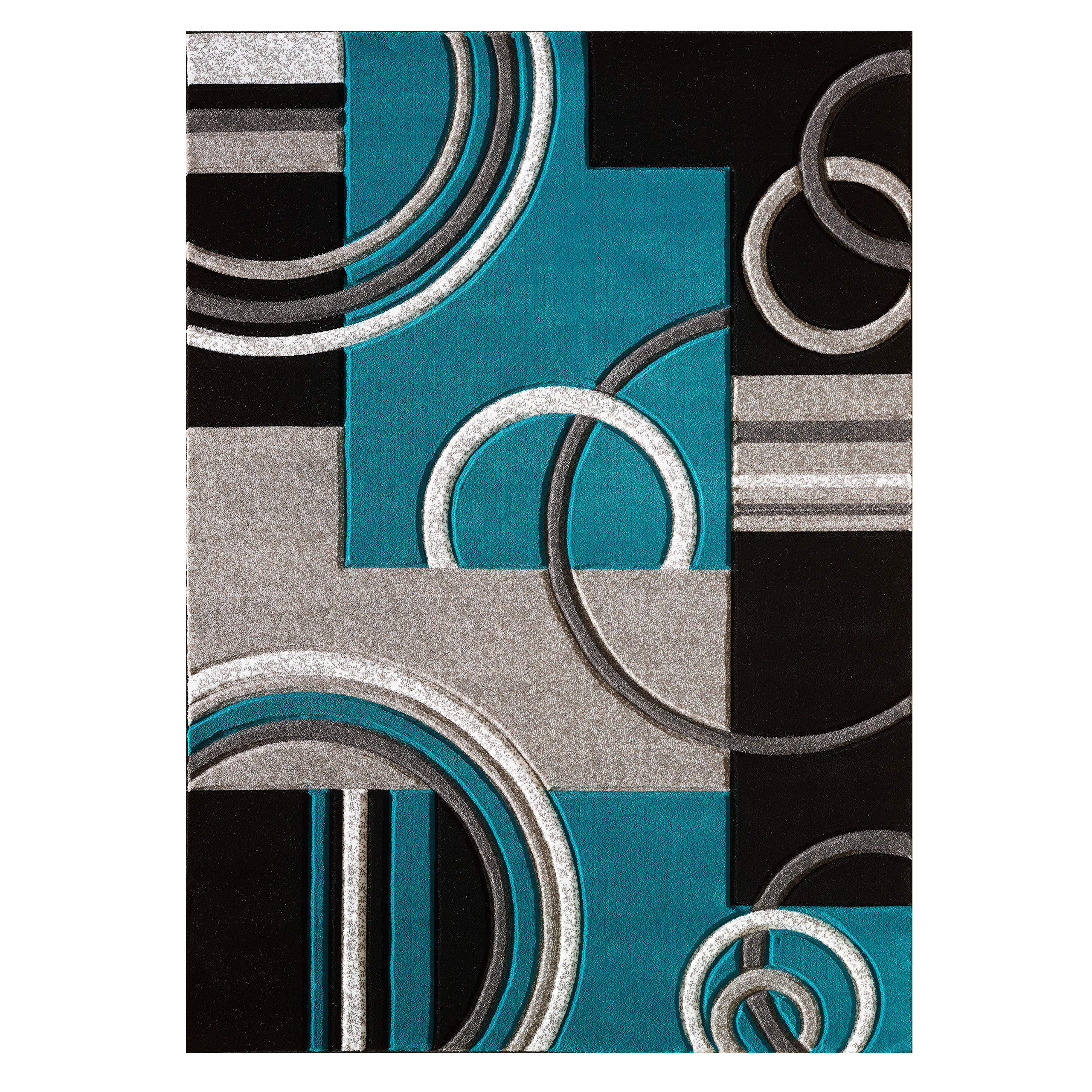 Brayden Studio® Rectangle Gilmartin Rectangle 5' X 7' Area Rug with Non ...